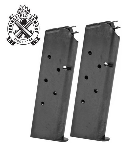 2 - Springfield 1911 Magazine .45ACP 7 Round Full Size 7rd OEM Mag Clip ...