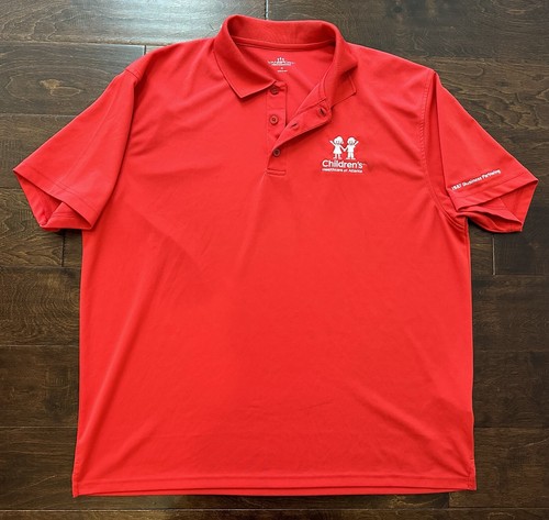 Men’s Children’s Healthcare of Atlanta CHOA Red Performance Polo Shirt ...