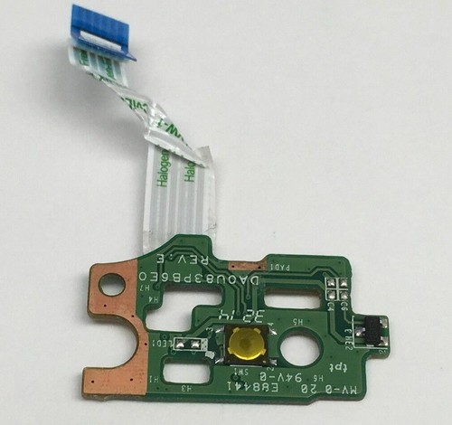 HP Pavilion 15-f272wm Genuine Power Button Board DA0U83PB6E0 w/ Ribbon ...
