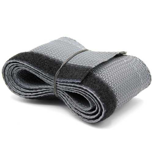 2m Flex Protection de Câble Conduit Fermeture Scratch Gris Gaine Tissée ...