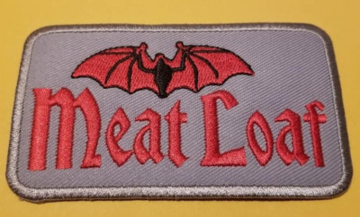 Embroidered Meat Loaf American singer and actor Patch approx 2.25x3.75 ...
