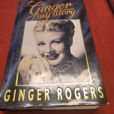 Ginger : My Story by Ginger Rogers (1991, Hardcover) with postcard and ...