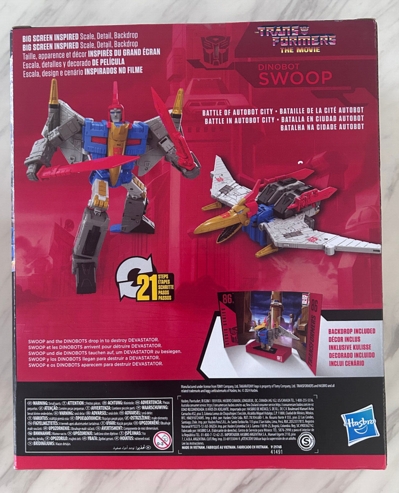 Brand New Transformers Studio Series 86 Swoop Leader Dinobot SS86 Swoop ...