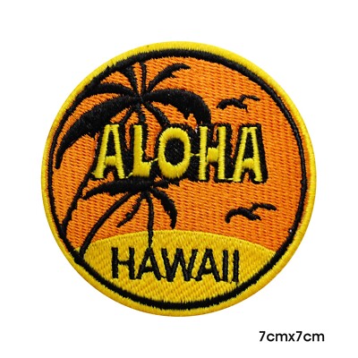 Aloha Hawaii Patch, Hawaii Patch, Travel Patch Embroidered Iron on ...