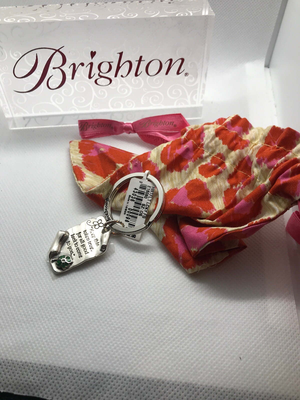 Brighton Key Fob ️ "Heartfelt Lucky" E16080 With Brighton Travel Pouch ...