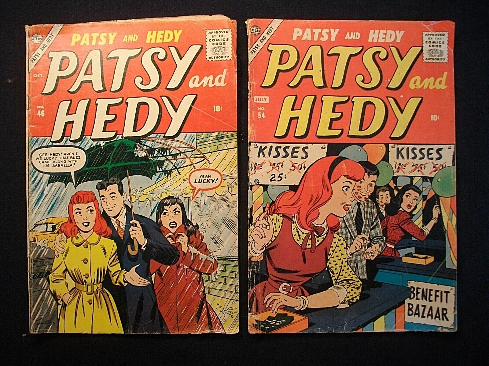 Vintage 1955-57 Atlas Pub'l PATSY AND HEDY comic book LOT of 8 | eBay
