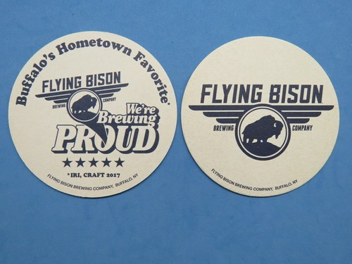 Bière dessous de Verre ~ Flying Bison Brassage Co Depuis 2017 ~ We'Re Proud Neuf | eBay