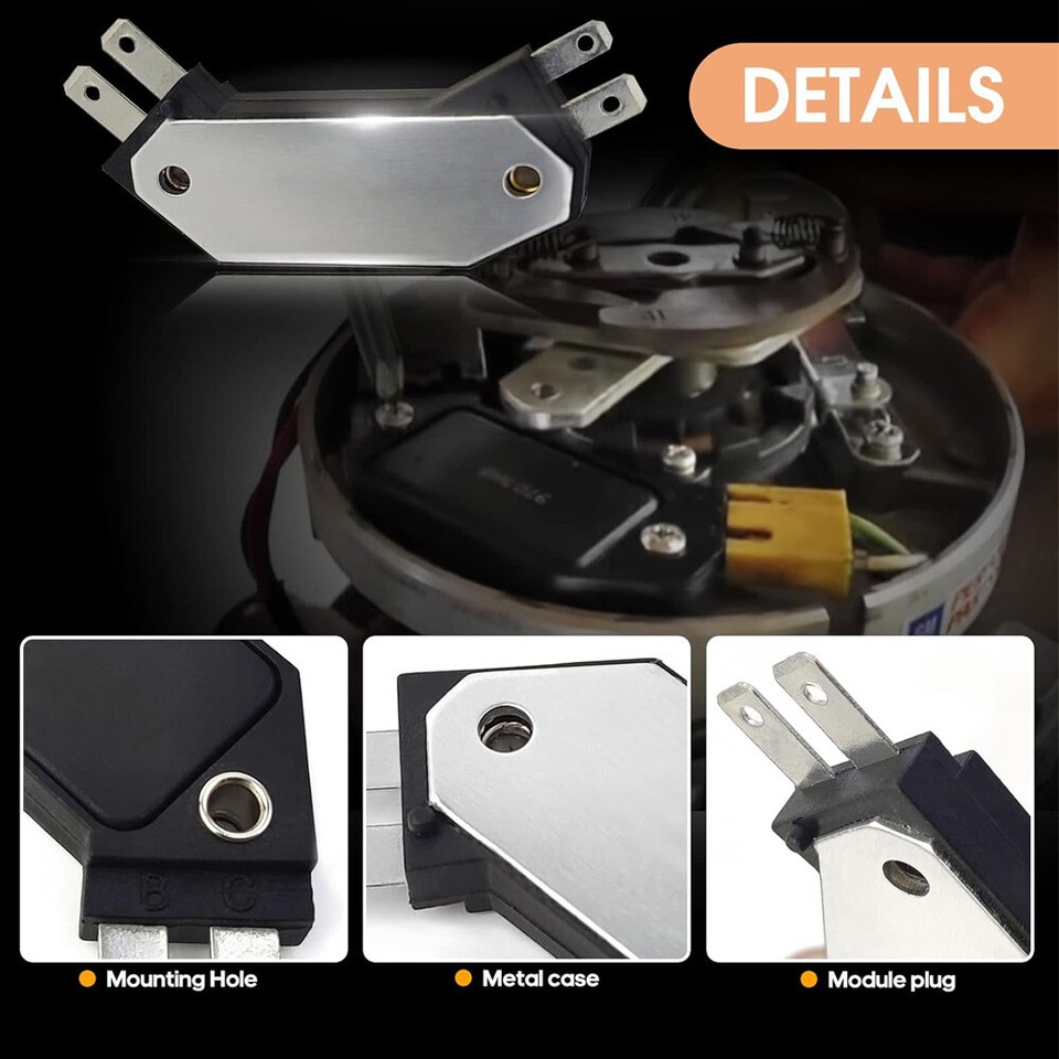 HEI 4Pin Control Ignition Module For GM 74-88 Chevy Pontiac Olds Buick ...