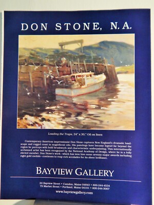 DON STONE ART PIECE VTG ORIG 2001 ADVERTISEMENT | eBay