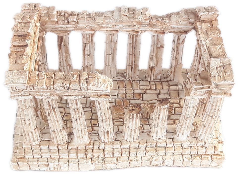 4 3/4" Souvenir Greece Athens Parthenon Acropolis 3D Model Statue ...