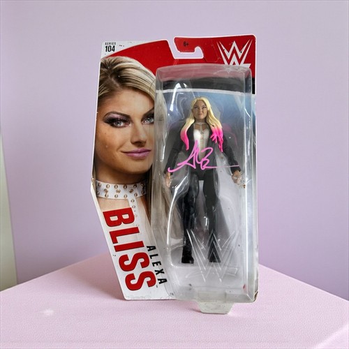 WWE Alexa Bliss Pink Autographed Wrestling Figurine NEW NIP | eBay