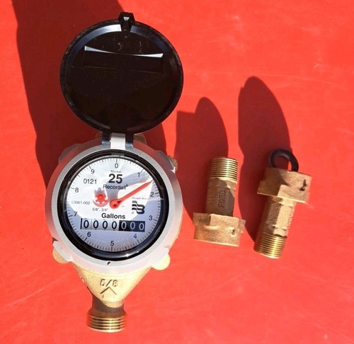 Badger Meter Model NSF-61 Brass RCDL 25 Cast Iron 5/8 180190405 57804 ...