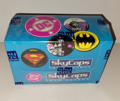 1993 SKYBOX SKYCAPS Unopened SEALED CARD POG WAX BOX DC Comics BATMAN Superman + | eBay