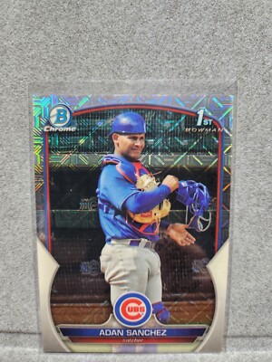 2023 Bowman Chrome Adan Sanchez 1st Mojo Refractor #BCP-219 - Cubs | eBay