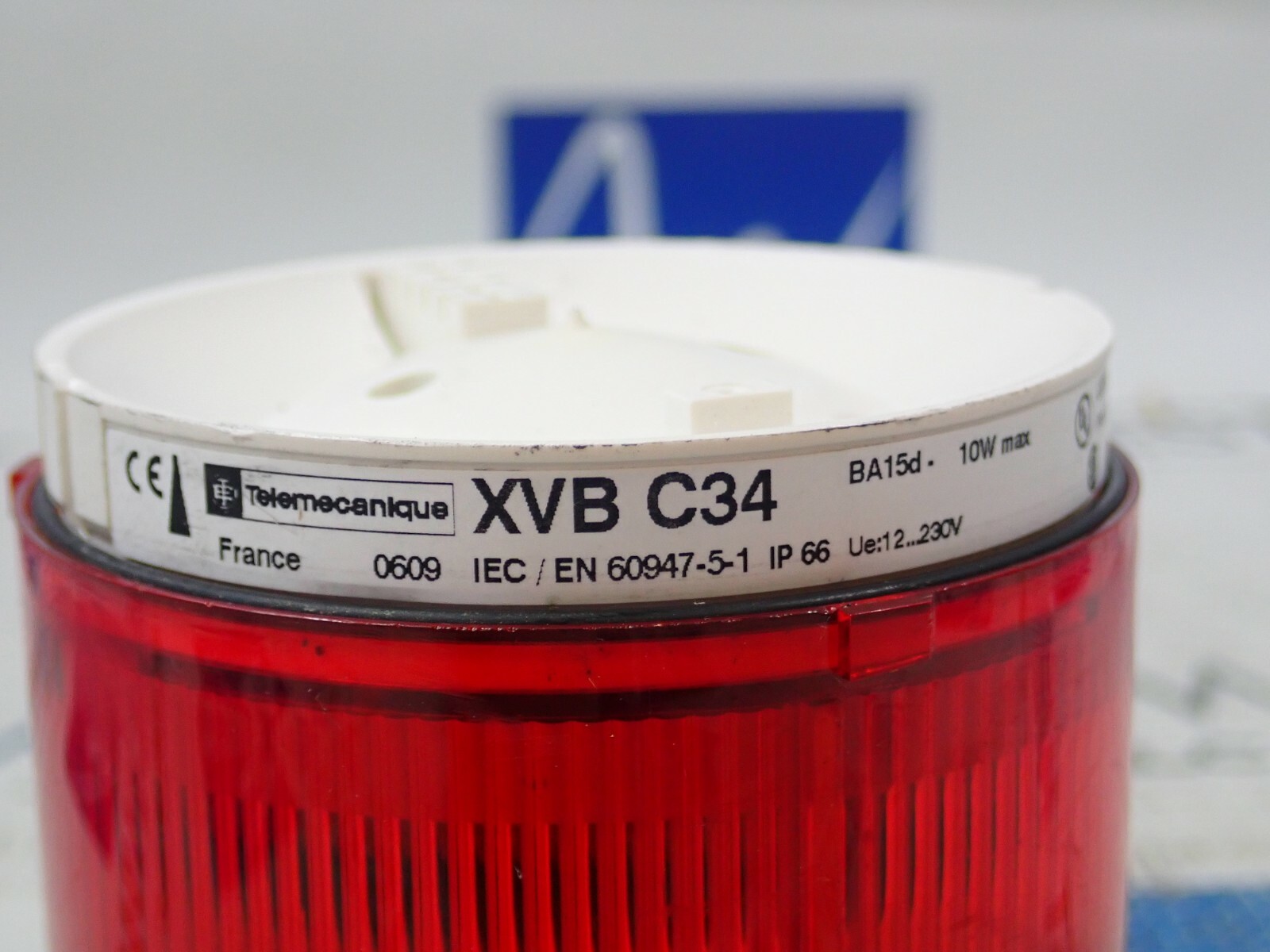TELEMECANIQUE XVB C34 RED STACK LIGHT 10 WATT 12...230V | eBay