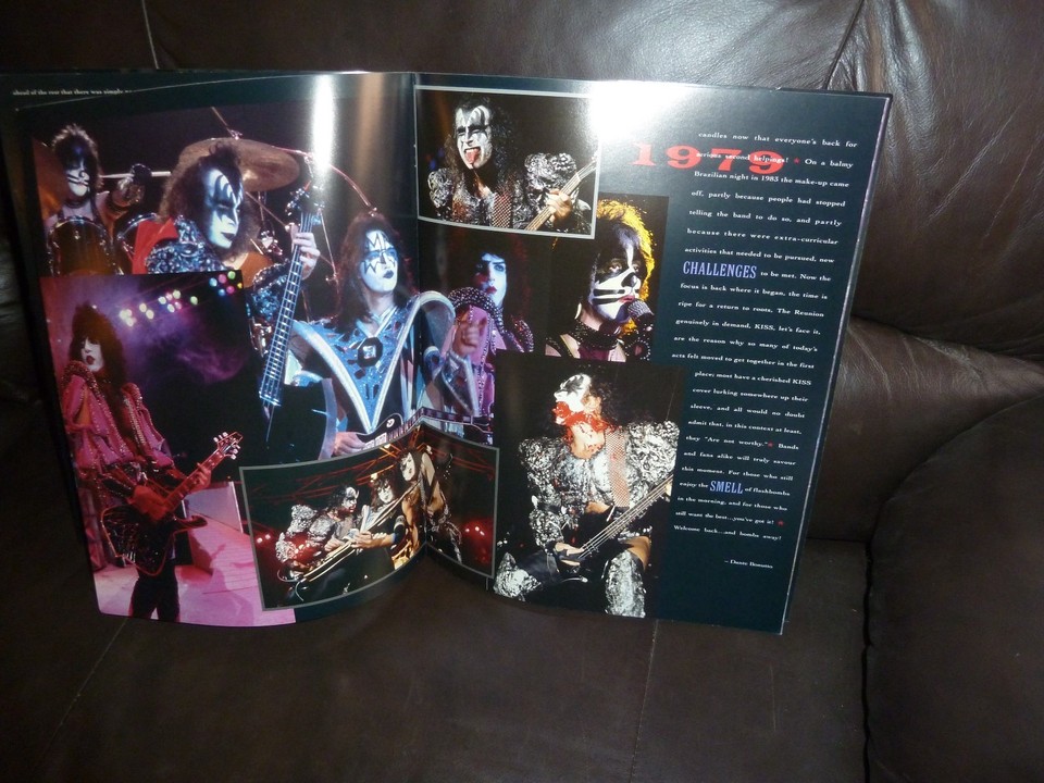 KISS ALIVE WORLDWIDE 1996 1997 TOUR BOOK | eBay