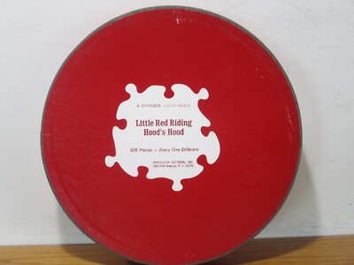 Complete 500 Piece 1964 Springbok Puzzle. Little Red Riding Hood's Hood ...