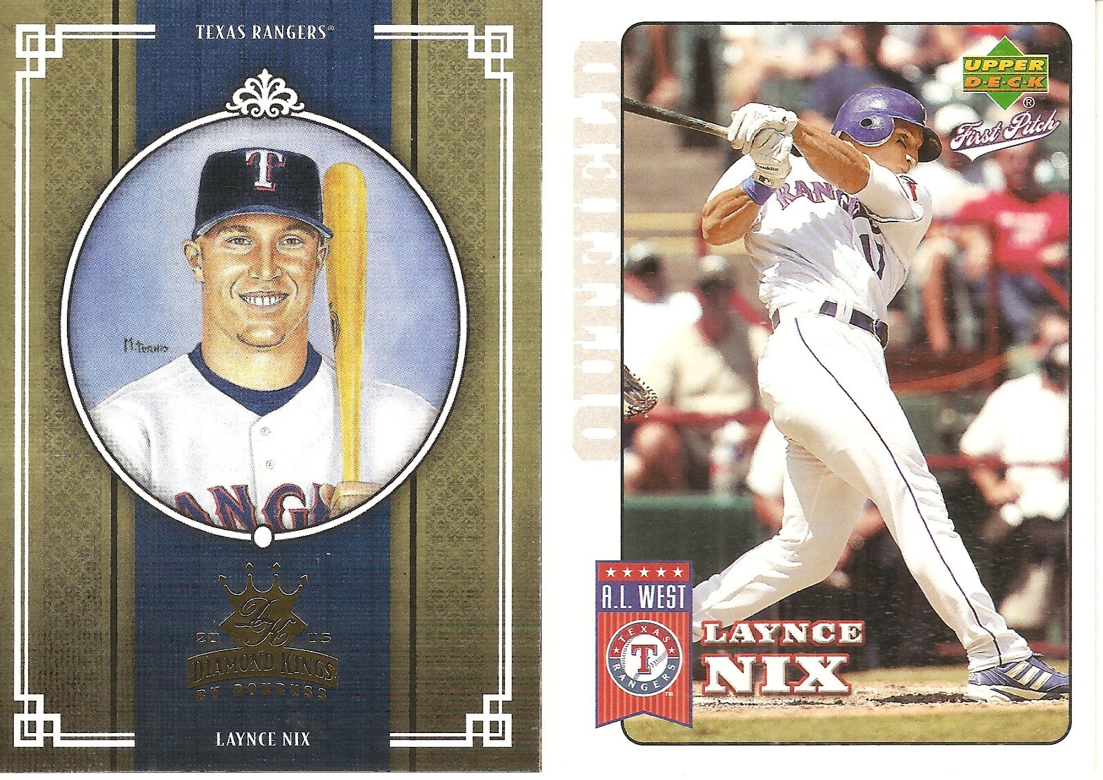 2 DIFFERENT BASEBALL CARD LOT OF LAYNCE NIX 749 | eBay