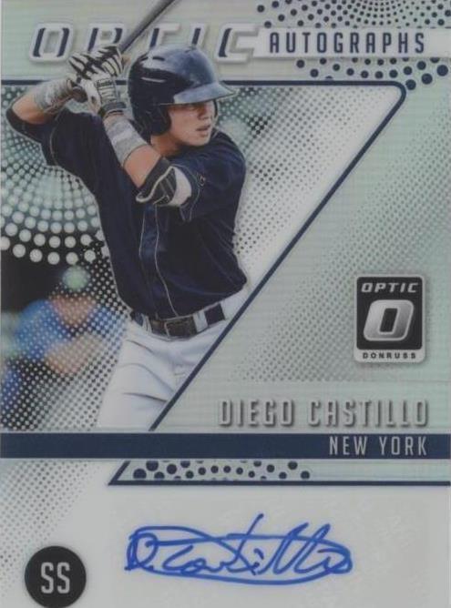 2018 Panini Donruss Optic - Optic Autographs Diego Castillo #OA-DC (AU ...