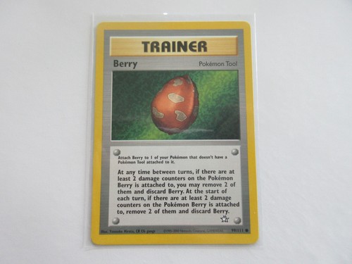Berry Neo Genesis Pokemon Card LP | eBay