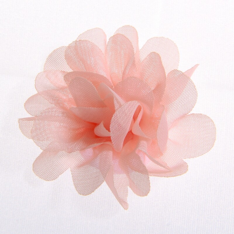 30PCS 5CM 2" Chic Crochet Chiffon Flowers For Headband Fabric Flowers ...