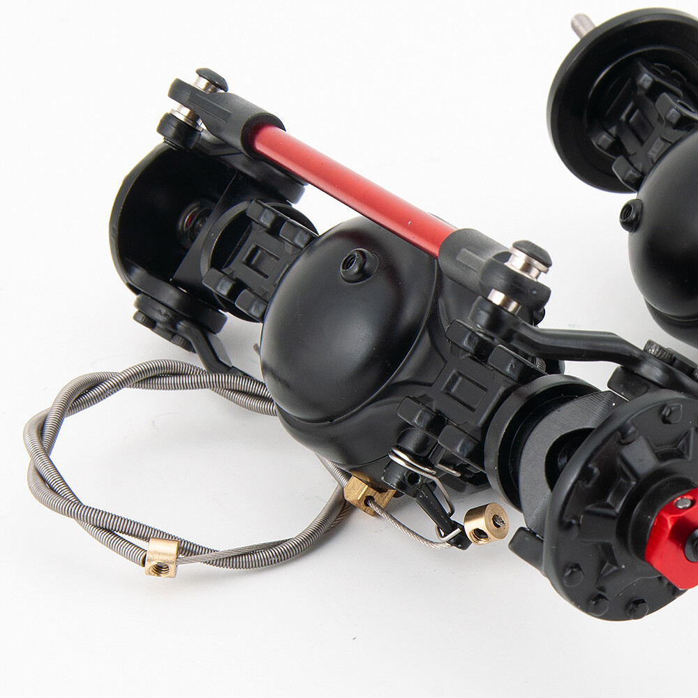 CNC Metal Alloy Front Rear Axle Differential for Tamiya 1/14 RC Trailer ...