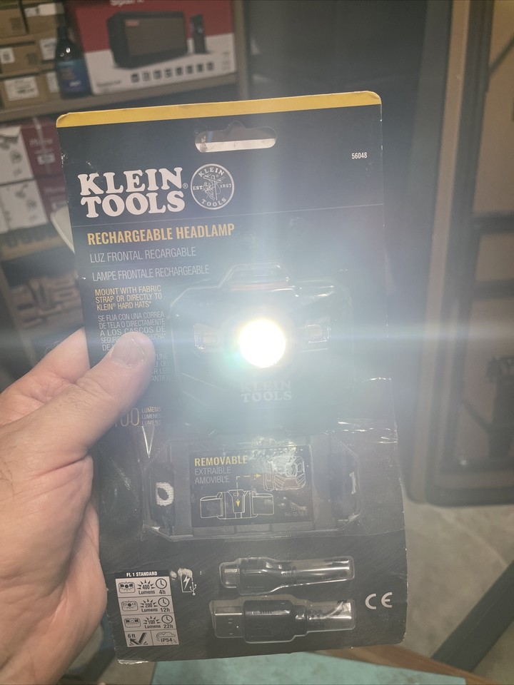 Klein Tools 56048 Rechargeable Light Array Headlamp With Strap ...