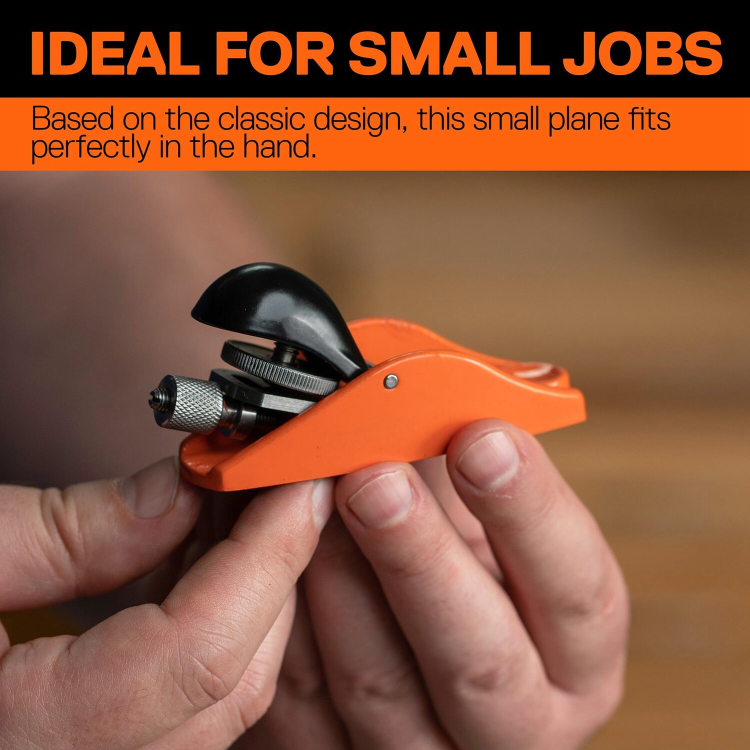 JORGENSEN 3-1/2" Mini Wood Planer Hand Planer for Woodworking Block ...