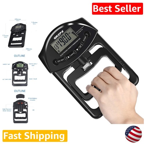 High Precision Hand Dynamometer for Sports and Clinical Use - Easy ...