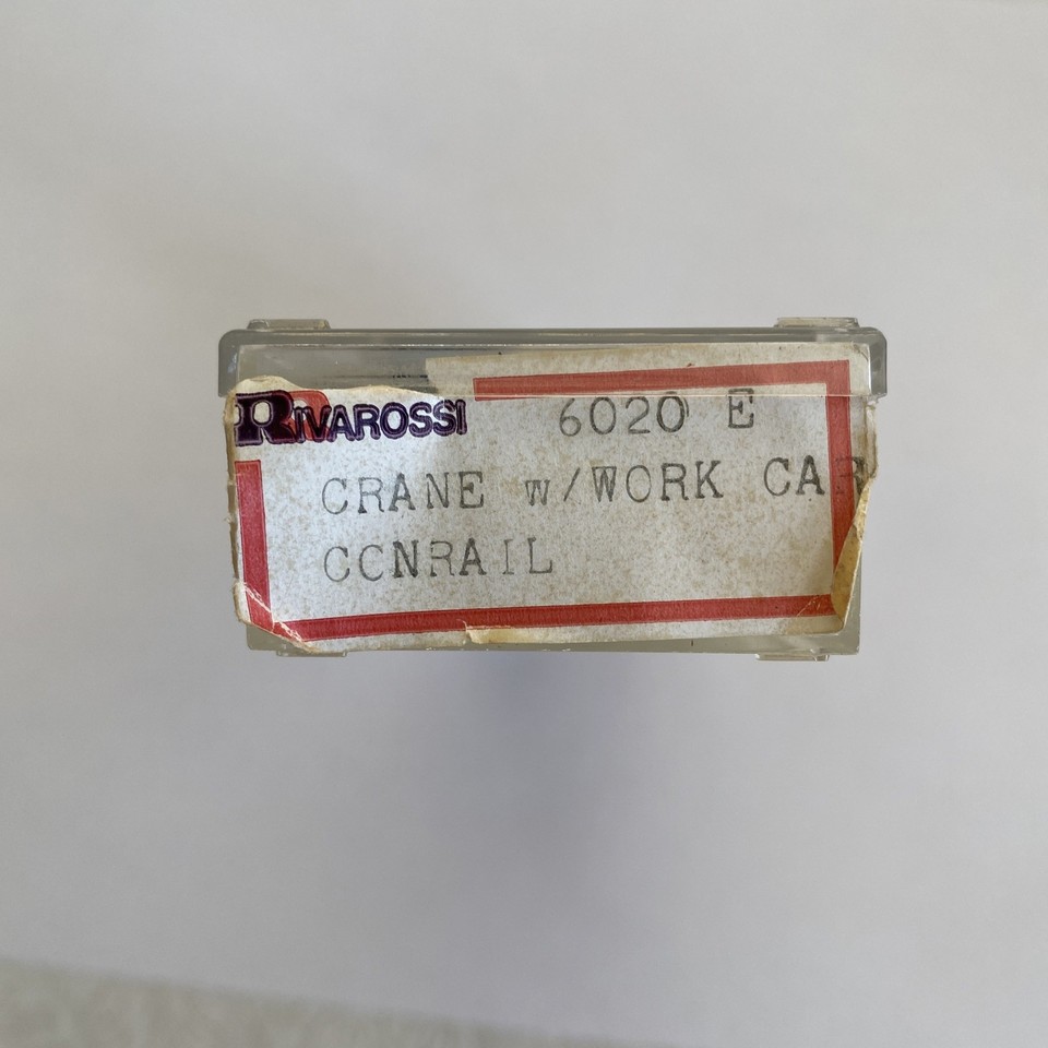 Rivarossi N Scale Conrail Crane & Work Car #6020 E Blue Train Track ...
