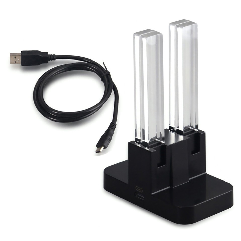 4 Ports Charger Dock Charging LED Stand Charger For Nintendo Switch Joy ...