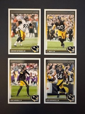 2024 Panini Score Complete Team Set Football Cards Pittsburgh Steelers ...