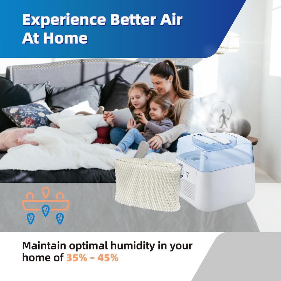 WF2 Humidifier Filter Replacement for Vicks & Kaz Part # PWF2 V3000 ...