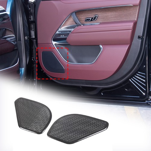 For Range Rover Vogue 23+ Carbon Fiber Interior Door Speaker Grille ...