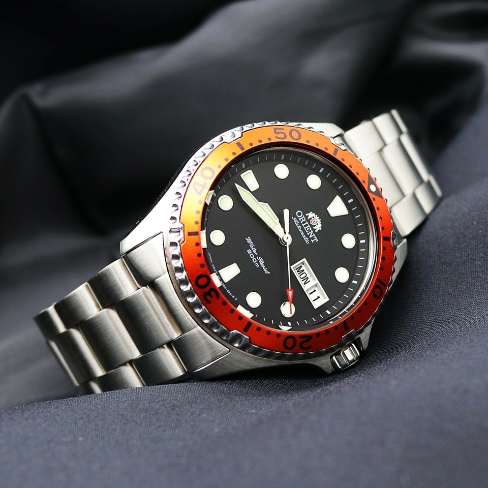 Diver Watch Bezel Insert Made for Orient Mako II and Ray II FAA Series ...