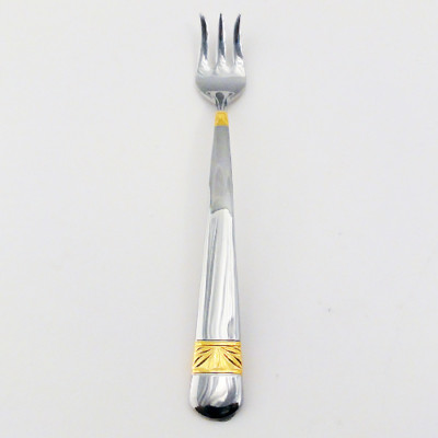 WICKLOW GOLD by Waterford Stainless Oyster Fork 6" tall NEW NEVER USED ...