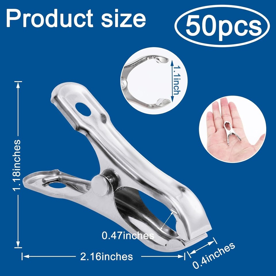 50pcs Garden Clips for Netting, Garden Clips to Hold Down Shade Cloth ...
