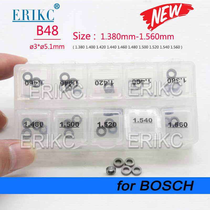 B48 Shims Size 1.38MM-1.56MM Common Rail Injector Adjustment Washers ...