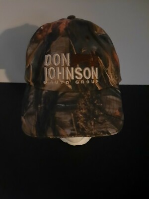 Trucker Hat/Baseball Cap Don Johnson Auto Group Ford GM Camo Hook&Loop ...