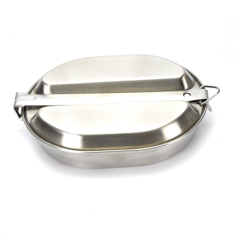 US Army mess kit stainless steel military mess tins US style eating ...