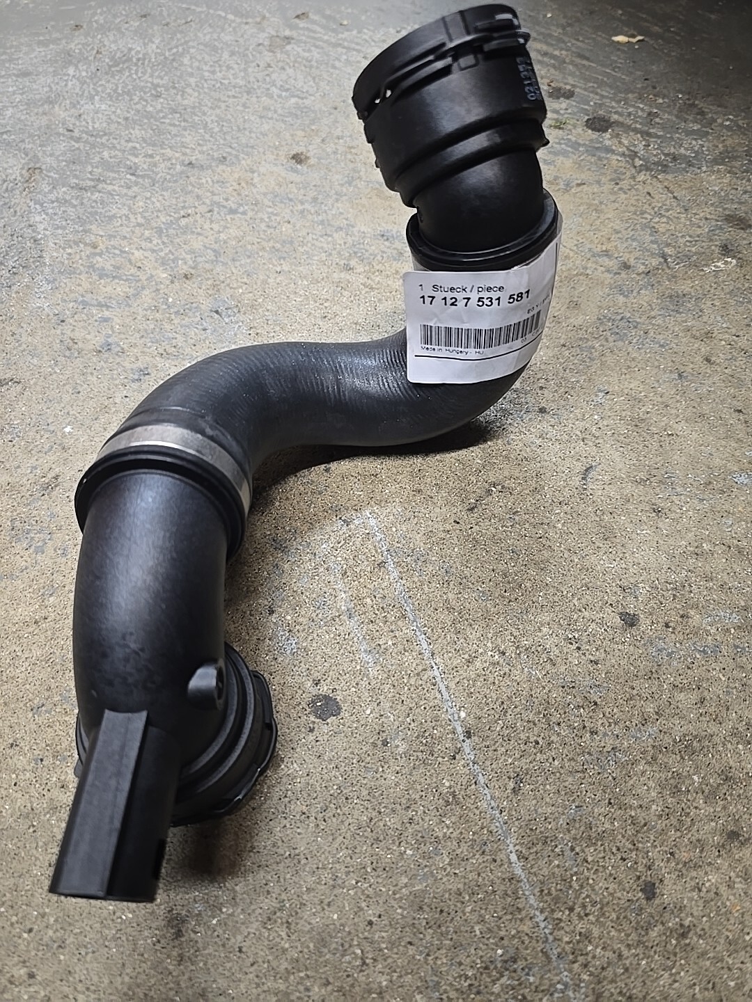 Genuine BMW Radiator Coolant Hose 17-12-7-531-581 | eBay