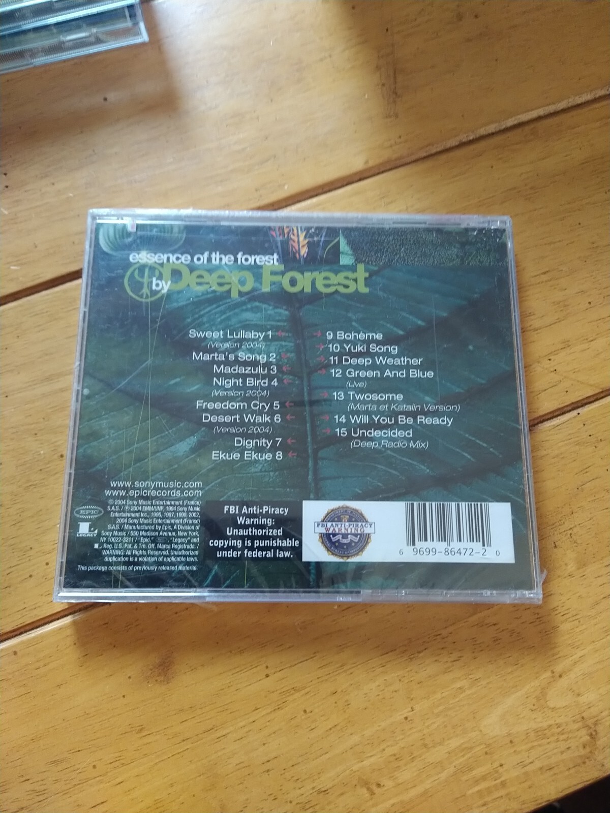 Essence of the Forest by Deep Forest (CD, Jul-2004, Legacy) for sale online | eBay
