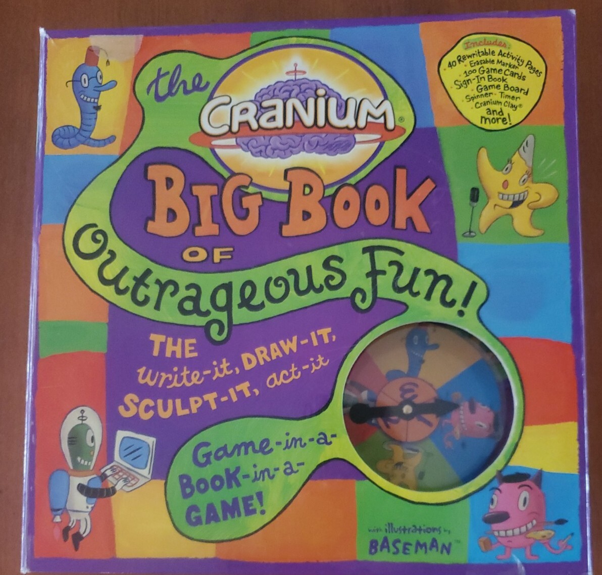 Cranium Big Book of Outrageous Fun Game The Write-It, Draw-It, Sculpt ...