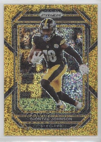 2022 Panini Prizm Gold Sparkle Prizm /24 Diontae Johnson #246 | eBay
