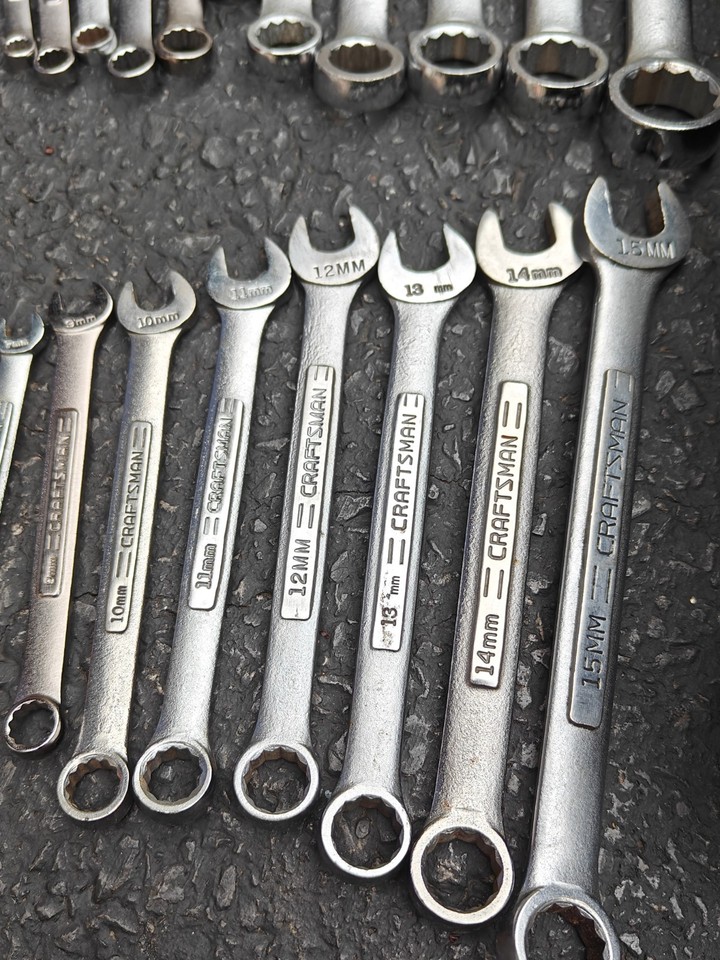 Sears Craftsman Tools USA Mechanic Socket Wrench Tool Set + Extras ...