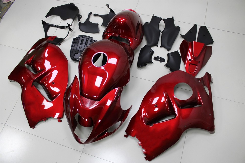 Candy Red Full Fairing Kit Bodywork Fit for SUZUKI Hayabusa GSXR1300 ...