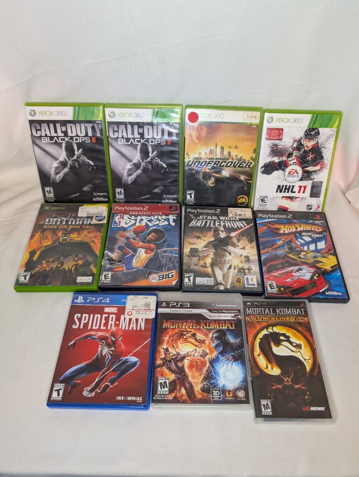 *Game Case Bundle* Lot of 19 Video Games Cases & Some Manuals - NO ...