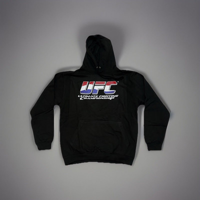 Official UFC Hoodie Adults Black Ultimate Fighting Championship Jumper ...