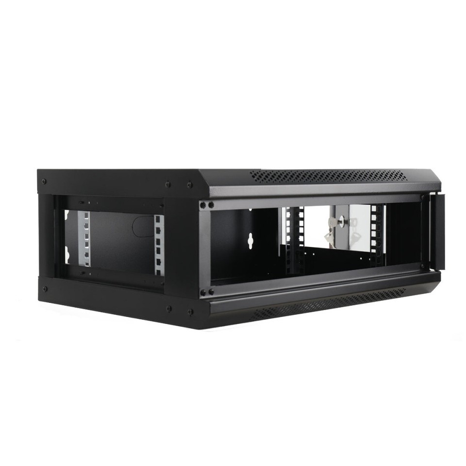 4U Server Rack Cabinet with 2 Keys Floor/Wall Mounted Network Wall ...