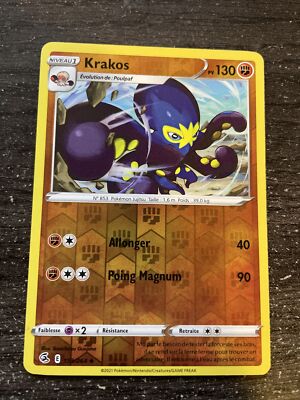 KRAKOS REVERSE - POKÉMON 153/264 EB08 POING DE FUSION NEUF FR | eBay